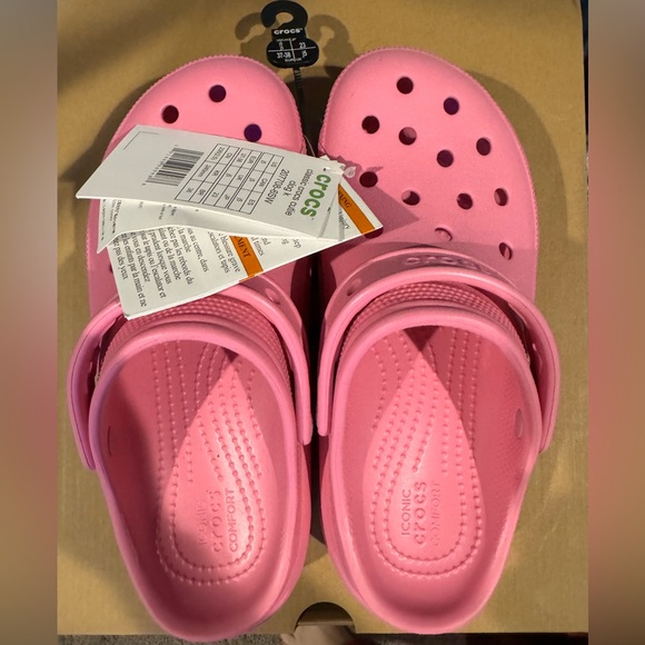 CROCS | Shoes | Youth 5 Pink Platform Crocs New | Poshmark
